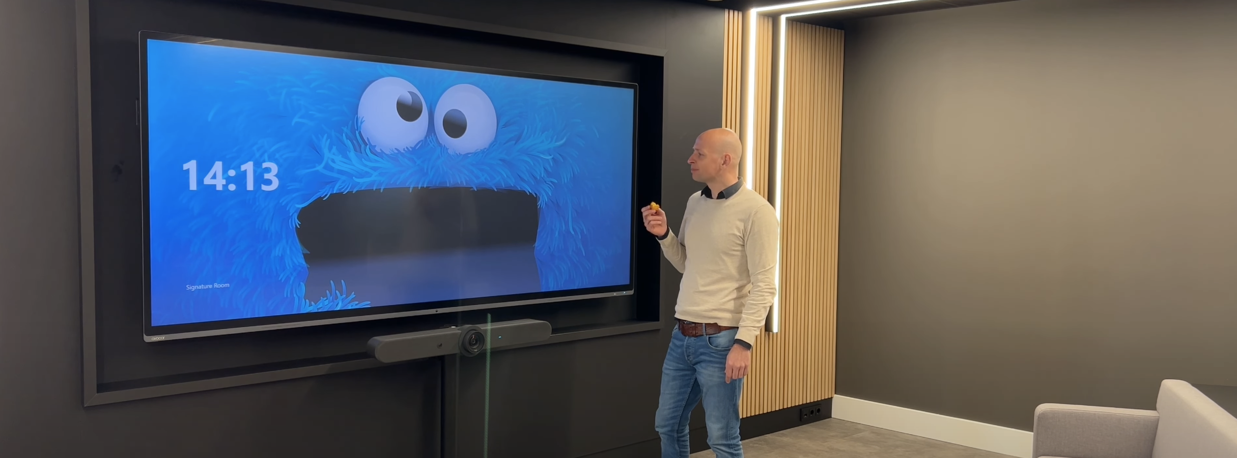 Stel je eigen achtergrond in op een Microsoft Teams Room on Android